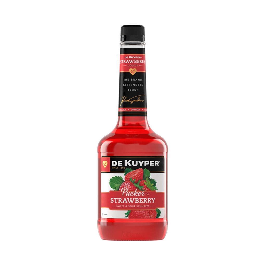 DeKuyper Strawberry Pucker 750 ml | Licor de Fresa Ácido‑Dulce – cavasautto